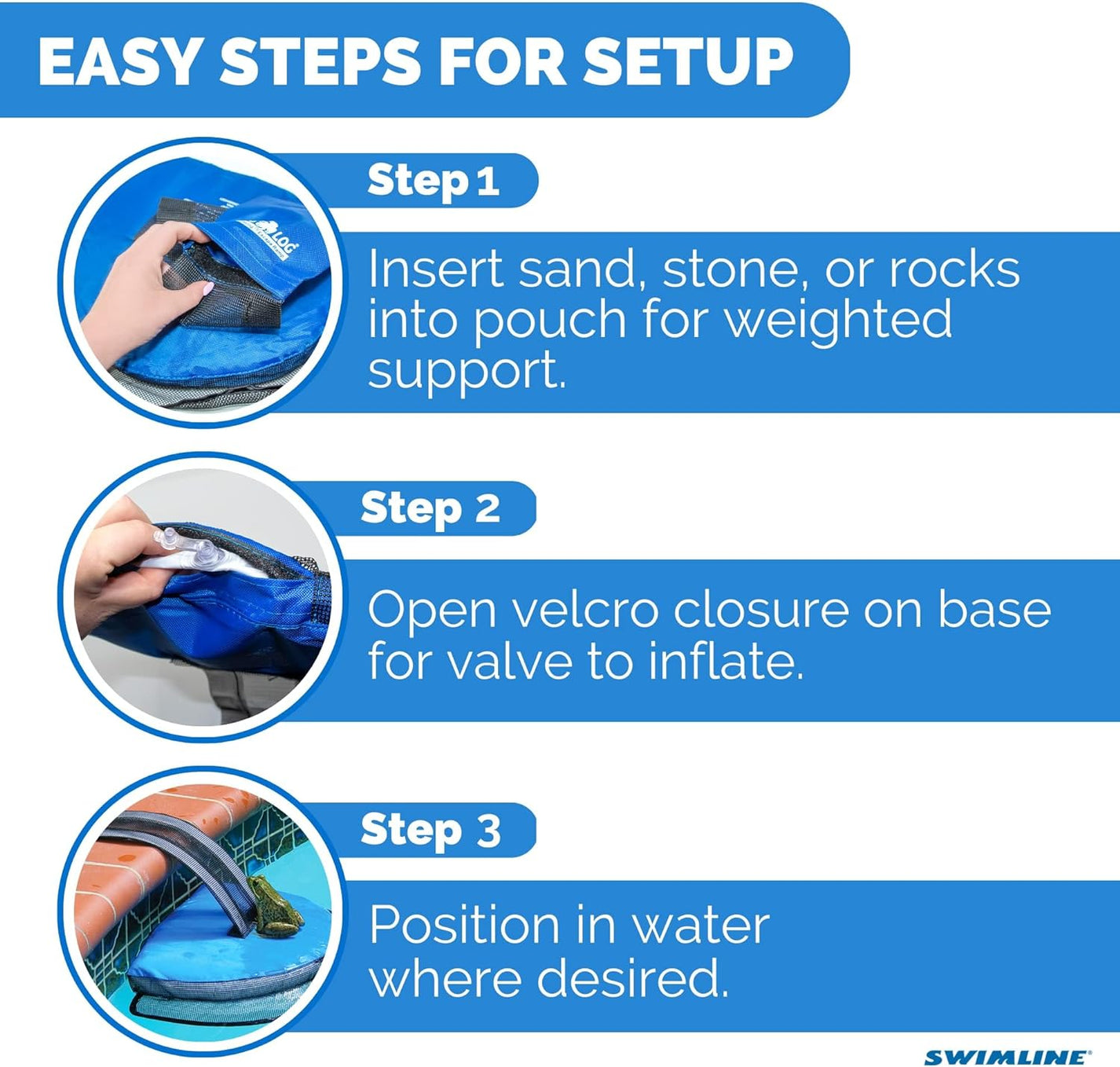 Frog Log™ – Pool Escape Ramp for Frogs, Critters & Small Animals ...