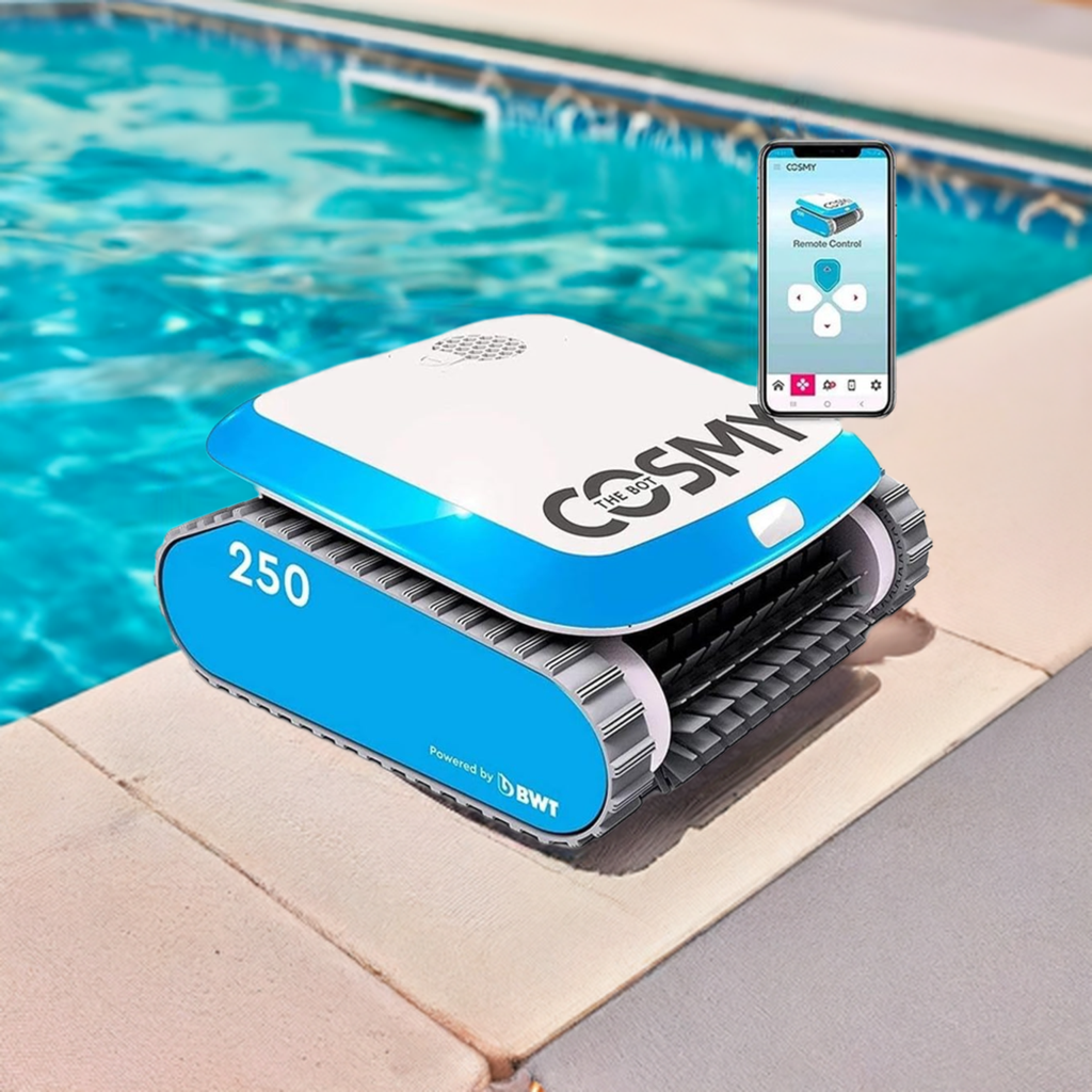 Cosmy 250 Robotic Pool Cleaner – Inground & Above Ground, Smart & Sleek ...