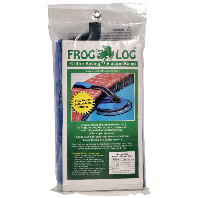 Frog Log™ – Pool Escape Ramp for Frogs, Critters & Small Animals ...