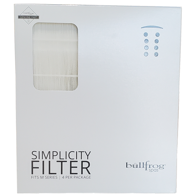 Bullfrog Simplicity Flat Filters (4-Pack) - Plastic-Free Spa Filters ...